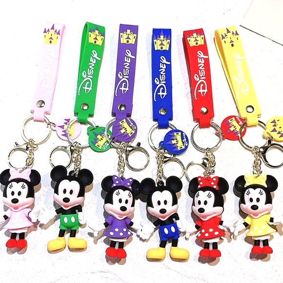 Disney | Accessories | Disney Mickey And Minnie Mouse Key Chains | Poshmark